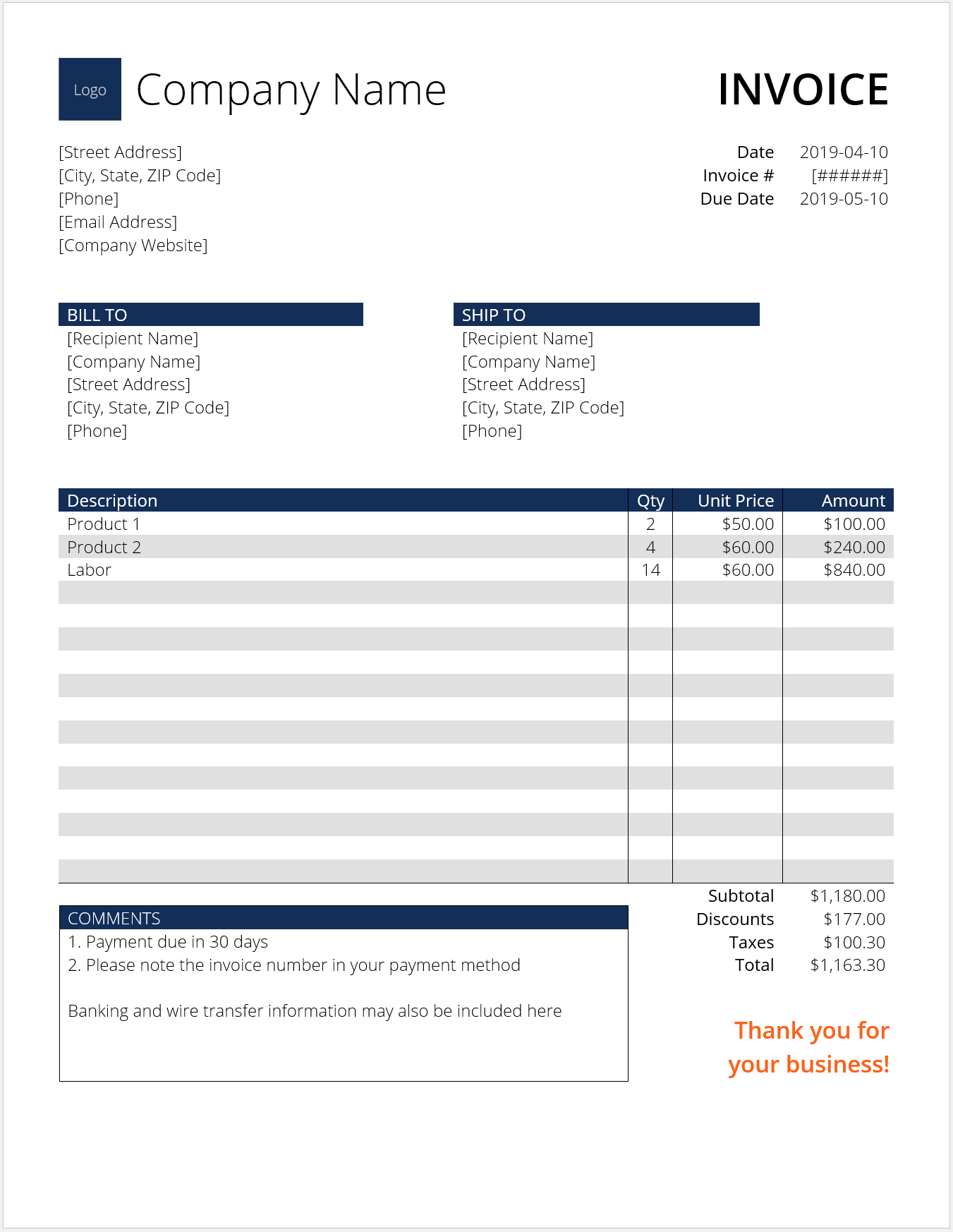 How To Write An Invoice What To Include Dropbox Sign